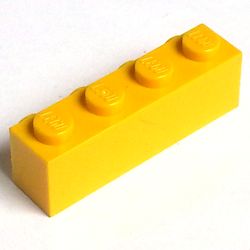 LEGO PART 30414 Brick Special 1 x 4 with 4 Studs on One Side ...