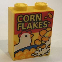 LEGO PART 3245cpr0122 Brick 1 x 2 x 2 with Inside Stud Holder with ...