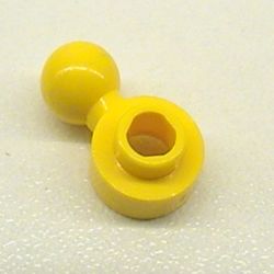 LEGO PART 3614b Plate Round 1 x 1 with Towball and Hexagonal Hole ...