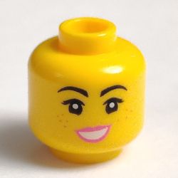LEGO PART 3626cpr2844 Minifig Head Lucy Wyldstyle, Eyebrows, Freckles ...