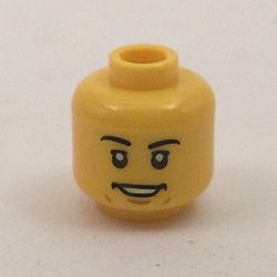 LEGO PART 3626cpr9921 Minifig Head Dareth, Eyebrows, White Pupils ...