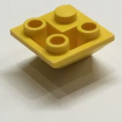 LEGO PART 3676 Slope Inverted 45° 2 x 2 Double Convex | Rebrickable ...