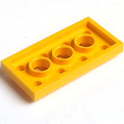 LEGO PART 3709 Technic Plate 2 x 4 [3 Holes] | Rebrickable - Build with ...