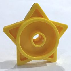 LEGO PART 39611 Plate Special 5-Point Star 4 x 4 2/3 with One Stud ...