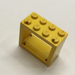 LEGO PART 4132 Window 2 x 4 x 3 Frame with Solid Studs | Rebrickable ...