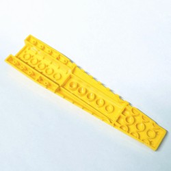 LEGO PART 45301 Wedge Curved 16 x 4 Triple | Rebrickable - Build with LEGO