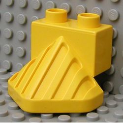 LEGO PART 4550 Duplo Train Steam Engine Cow Catcher | Rebrickable ...