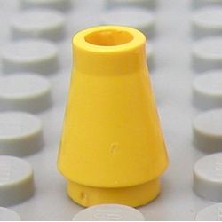 LEGO PART 4589 Cone 1 x 1 [No Top Groove] | Rebrickable - Build with LEGO