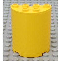 LEGO PART 6259 Cylinder Half 2 x 4 x 4 | Rebrickable - Build with LEGO
