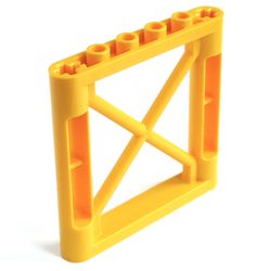 LEGO PART 64448 Support 1 x 6 x 5 Girder Rectangular | Rebrickable ...