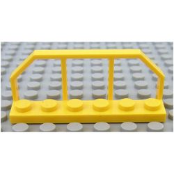 LEGO PART 6583 Plate Special 1 x 6 with Train Wagon End Fence ...