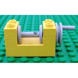 LEGO PART 73037 String Reel Winch 2 x 4 x 2 (Light Gray Drum ...