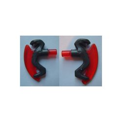 LEGO PART 25276pat0001 Weapon Axe Head with Snake and Trans-Red Blade ...