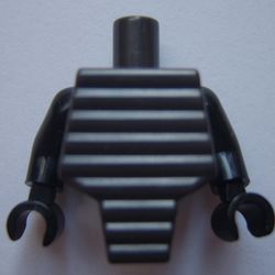 LEGO PART 98127pr0002 Torso Short with Front Ridges (Lord Garmadon ...