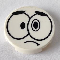 LEGO PART 14769pr1043 Tile Round 2 x 2 with Bottom Stud Holder with ...