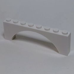 LEGO PART 16577 Brick Arch 1 x 8 x 2 Raised | Rebrickable - Build with LEGO