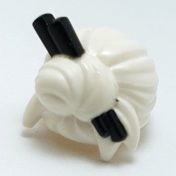 LEGO PART 28664pr0003 Hair Bun with Black Chopsticks | Rebrickable ...
