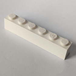 LEGO PART 3009 Brick 1 x 6 | Rebrickable - Build with LEGO