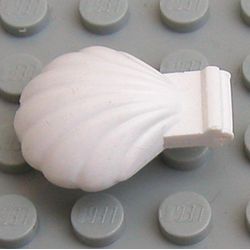 LEGO PART 30218 Animal, Clam [Type 1 - Continuous Scalloped Inner Lip ...