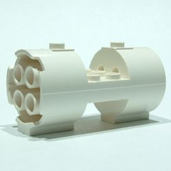 LEGO PART 30360 Cylinder 3 x 6 x 2 2/3 Horizontal Hollow Studs ...