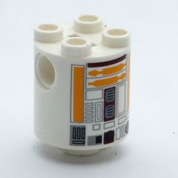 LEGO PART 30361cpr0020 Brick Round 2 x 2 x 2 Robot Body, Axle Holder ...