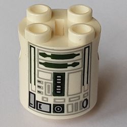 LEGO PART 30361cpr0010 Brick Round 2 x 2 x 2 Robot Body, Axle Holder ...