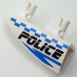 LEGO PART 30647pr0001 Fairing 1 x 4 Side Flaring Intake with Two Pins ...