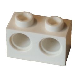 LEGO PART 32000 Technic Brick 1 x 2 [2 Pin Holes] | Rebrickable - Build ...