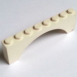 LEGO PART 3308 Brick Arch 1 x 8 x 2 | Rebrickable - Build with LEGO