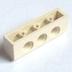 LEGO PART 3701 Technic Brick 1 x 4 [3 Pin Holes] | Rebrickable - Build ...