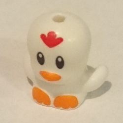 LEGO PART 3918pr0001 Animal, Bird, Bright Light Orange Beak and Feet ...