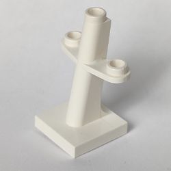 LEGO PART 4289 Boat, Mast 2 x 2 x 3 Inclined with Stud on Top and Two ...