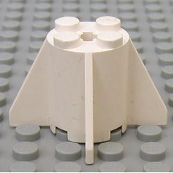 LEGO PART 4591 Brick Round 2 x 2 x 2 with Axle Hole and Fins ...