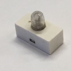 LEGO PART 4767 Light Brick 1 x 2 [Single Bulb] | Rebrickable - Build ...