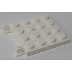 LEGO PART 47998 Plate Special 4 x 4 with Clips Horizontal | Rebrickable ...