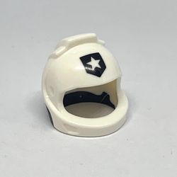 LEGO PART 49663pat0001pr0001 Helmet, Space with Black Neck Pattern and ...