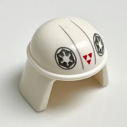 LEGO PART 57900pr0001 Helmet Imperial Pilot, Smooth with Imperial Logo ...