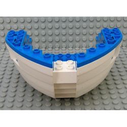 LEGO PART 6051c02 Boat Hull Section, Small Bow 12 x 12 x 5 1/3 with ...