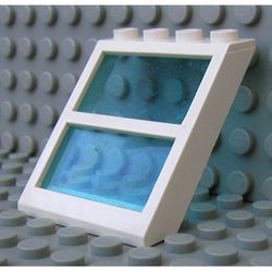 LEGO PART 6159 Window 4 x 4 x 3 Roof with Centre Bar | Rebrickable ...