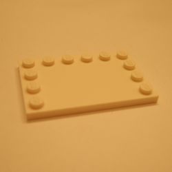 LEGO PART 6180 Plate Special 4 x 6 with Studs on 3 Edges | Rebrickable ...