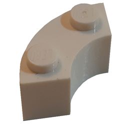 LEGO PART 85080 Brick Round Corner 2 x 2 Macaroni with Stud Notch and ...