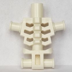 LEGO PART 93060 Torso Skeleton, Angular Rib Cage, Plain | Rebrickable ...