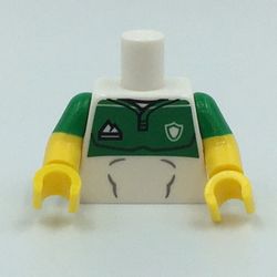 LEGO PART 973g31c01h01pr4857 Torso, Dual Molded Arms, Sports Jersey ...