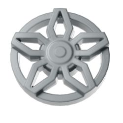 LEGO PART 29117b Wheel Cover 5 Spoke Framed | Rebrickable - Build with LEGO