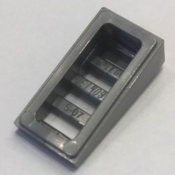 LEGO PART 61409 Slope 18° 2 x 1 x 2/3 with 4 Slots / Grate ...