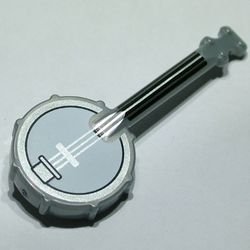 LEGO PART 80716pr0001 Musical Instrument Banjo with White Board, Light ...