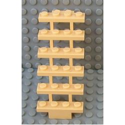 LEGO PART 30134 Stairs 7 x 4 x 6 Straight Open | Rebrickable - Build ...