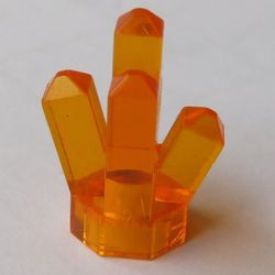 LEGO PART 30385 Rock 1 x 1 Crystal 5 Point | Rebrickable - Build with LEGO