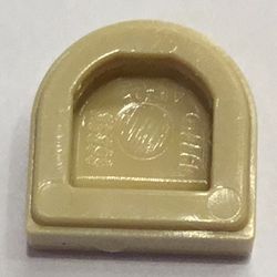 LEGO PART 24246 Tile Round 1 x 1 Half Circle | Rebrickable - Build with ...