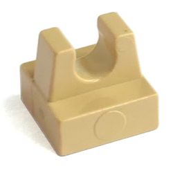 LEGO PART 2555 Tile Special 1 x 1 with Clip and Straight Tips ...